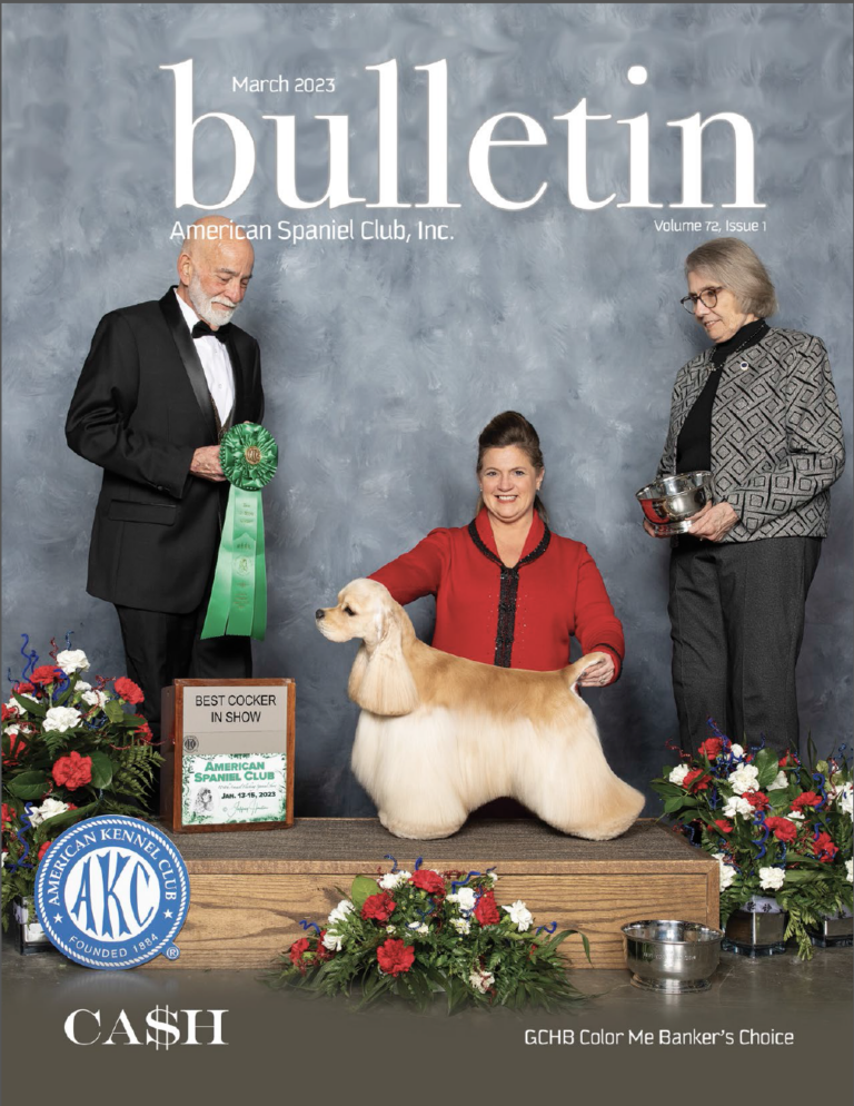 ASC Bulletin – American Spaniel Club